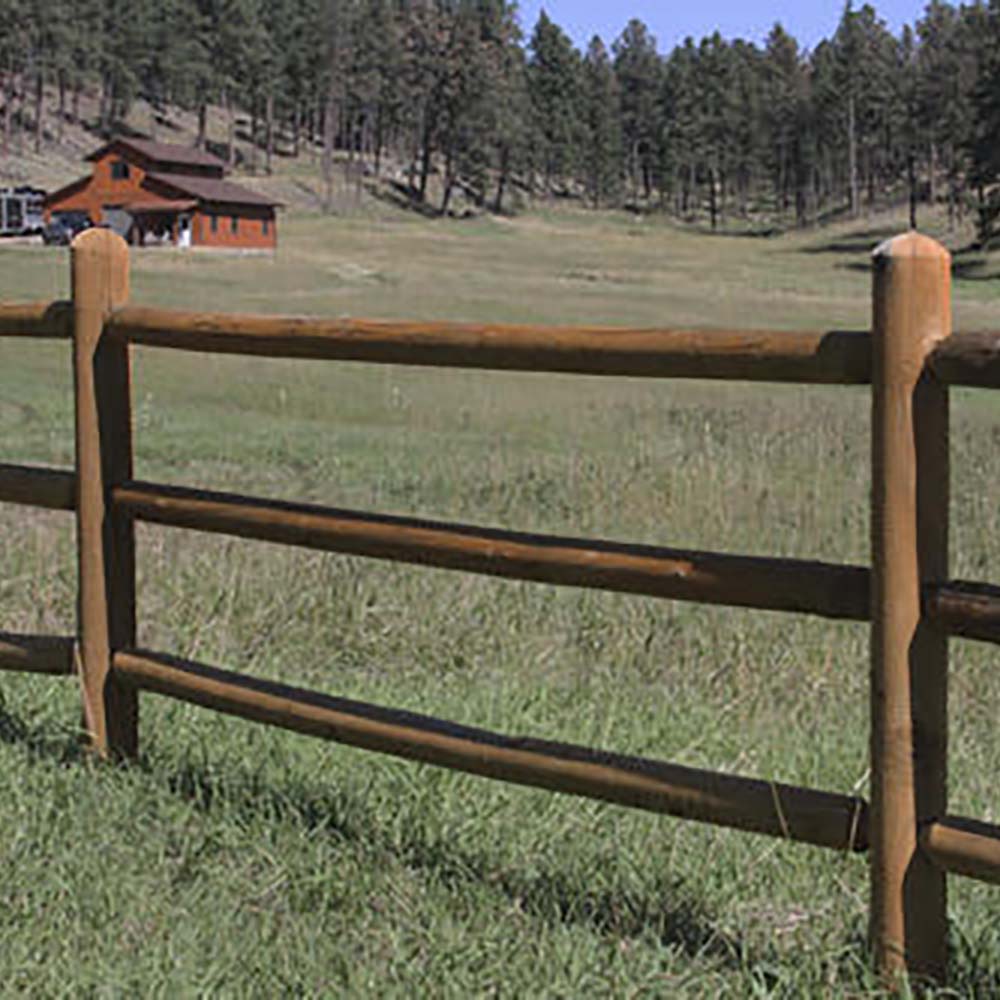 Jewett Cameron Fence | Pressure Treated Drilled Post and Tenoned Rail ...