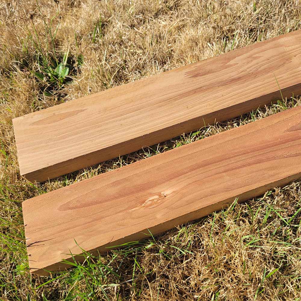 Jewett Cameron Fence | Kiln Dried 2x4 Rough Cedar Fence Railings