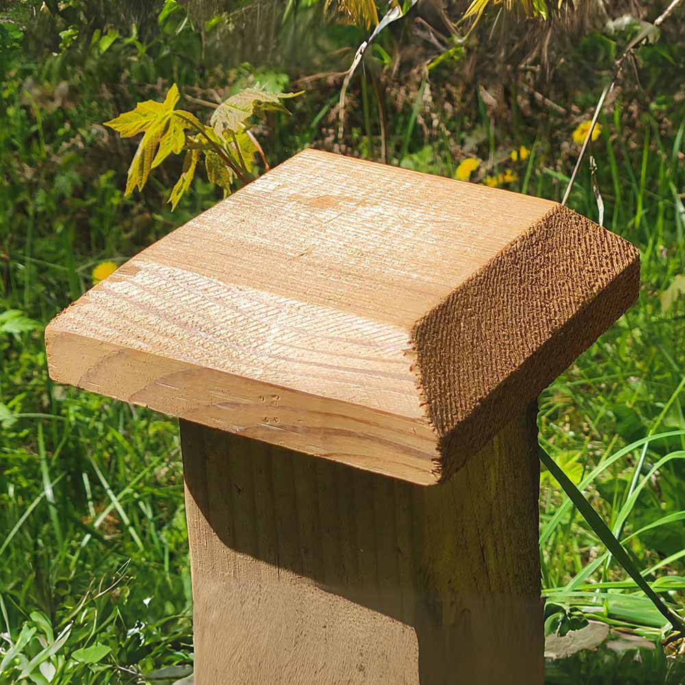 Jewett Cameron Fence | Western Red Cedar Post Caps