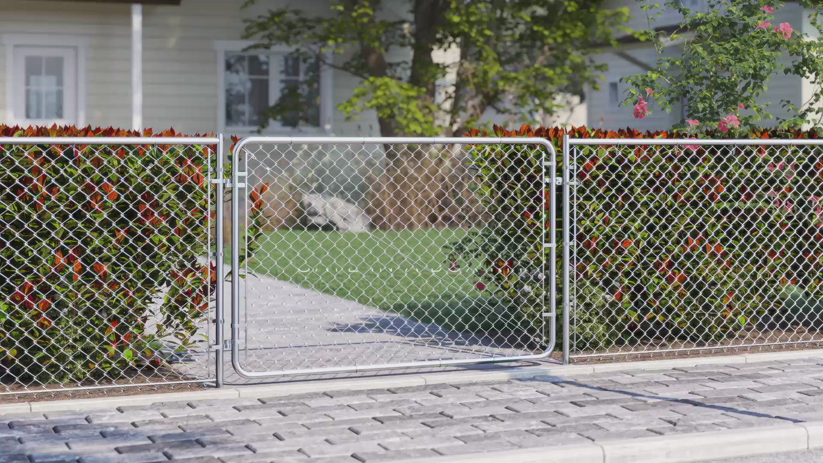 Fit-Right® Adjustable Walk Gate Kit, Round Corner Frame – Jewett ...